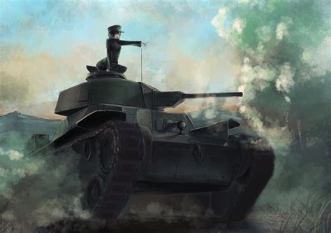 「九七式中戦車 チハ」「nito」のイラスト Pixiv チハ 戦車 イラスト