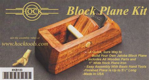 Hock Block Plane Kit Classic Hand Tools Limited