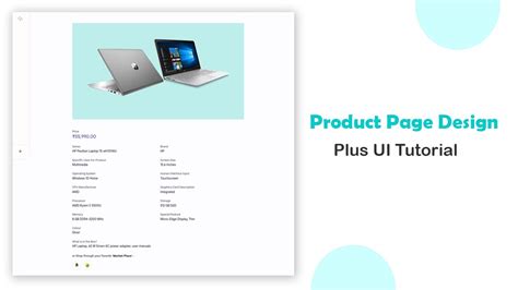 How To Create A Product Page On Plus Ui Blogger Template Youtube
