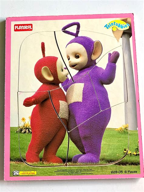 Vintage Teletubbies Wooden Puzzle 1998 Etsy