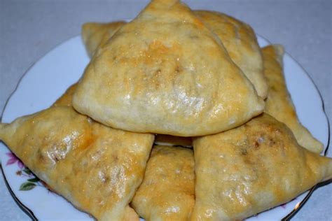 Самса со свининой из слоеного теста - пошаговый рецепт с фото