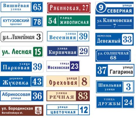 Заказать табличку с адресом на дом в Минске - цена адресных табличек