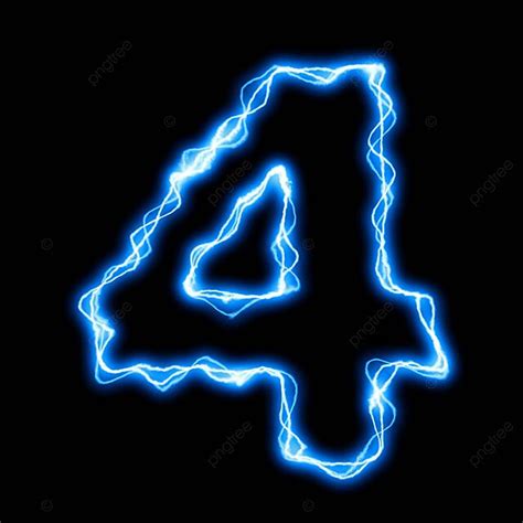 Electric Lightning Letter Or Font Abstract Letter Numbers Photo Background And Picture For Free