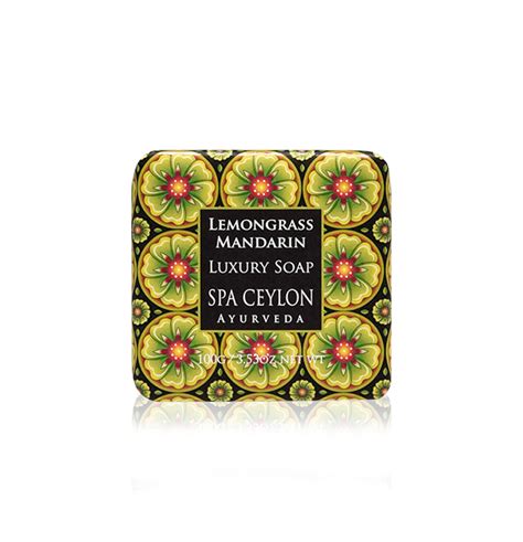 Spa Ceylon Lemongrass Mandarin Luxury Soap 100g Ceylon Hampers