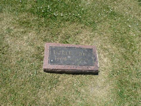 Merle Gilbert Reinier Cady 1908 1969 Find A Grave Memorial
