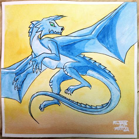Azure Dragon By Frakkle Art On Deviantart