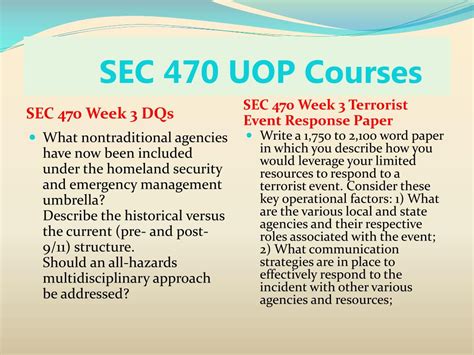 PPT SEC UOP Tutorial Course Uoptutorial PowerPoint Presentation ID