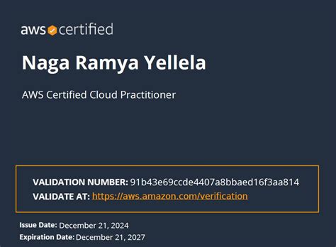 Naga Ramya Yellela On Linkedin Aws Cloudcomputing Certification