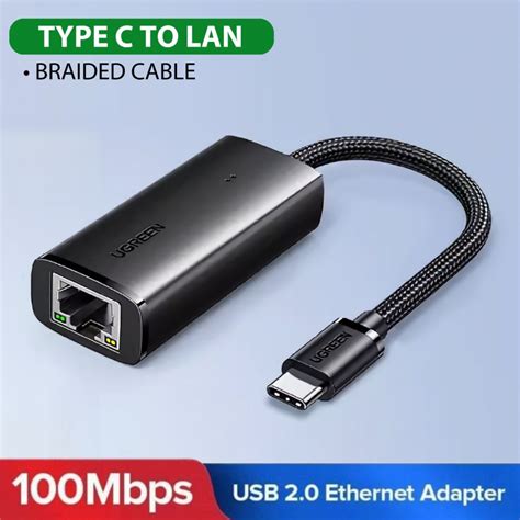 Jual Ugreen Usb Type C Lan Adapter Usb Lan Card Rj45 Gigabit Ethernet
