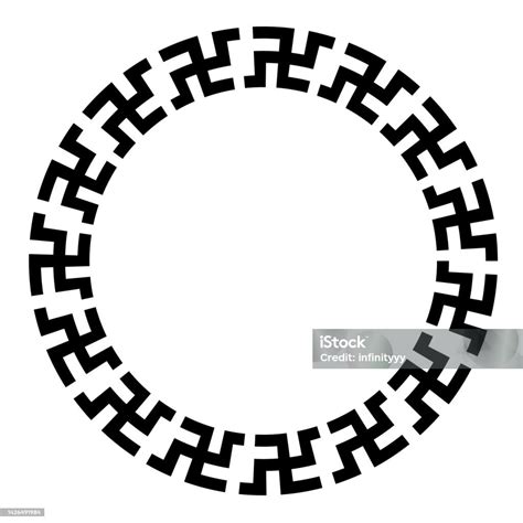 古代ギリシャのキーブラックフレームパターンギリシャからの丸いアンティークの境界線 柱のベクターアート素材や画像を多数ご用意 柱 鍵