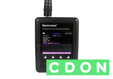 surecom sf401 frekvensmåler plus frekvenstæller 27mhz 3000mhz radio