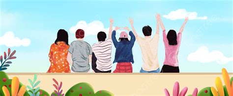 학생 졸업 계절 청소년 상상력 학생 졸업식 하늘 배경 일러스트 및 사진 무료 다운로드 Pngtree