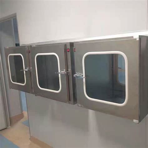 Clean Room GMP Pass Box Laboratory Static Transfer Window China Pass Box And Laboratory Pass Box