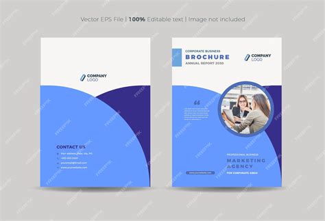 브로셔 표지 디자인 또는 연례 보고서 및 회사 프로필 표지 또는 소책자 및 카탈로그 표지 프리미엄 벡터