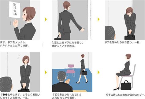 個人面接の入室マナーについて。 入室してその場で｢こんに 教えて！しごとの先生｜yahooしごとカタログ
