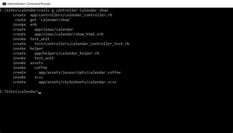 learn how to create a ruby on rails calendar