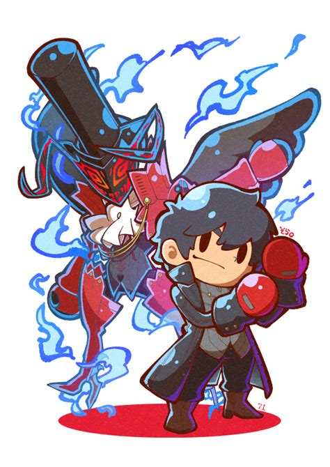 04sora40 Amamiya Ren Arsene Persona 5 Nintendo Persona Persona 5 Super Smash Bros