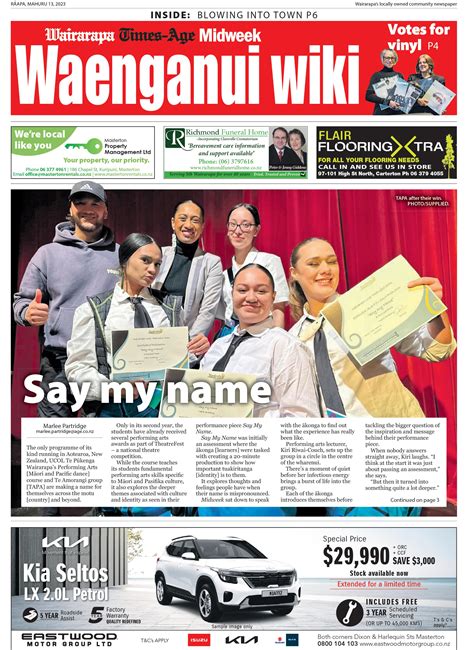 Wairarapa Midweek Wed 13th September By Wairarapa Times Age Issuu