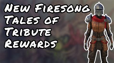 ESO Firesong DLC Tales Of Tribute Rewards YouTube