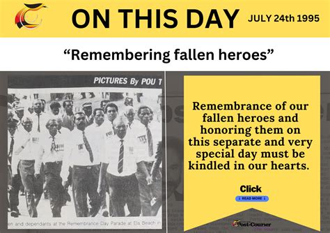 On This Day In Our History Remembering Fallen Heroes Post Courier