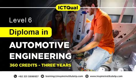 Ictqual Level 6 Diploma In Automotive Engineering 360 Credits Three Year