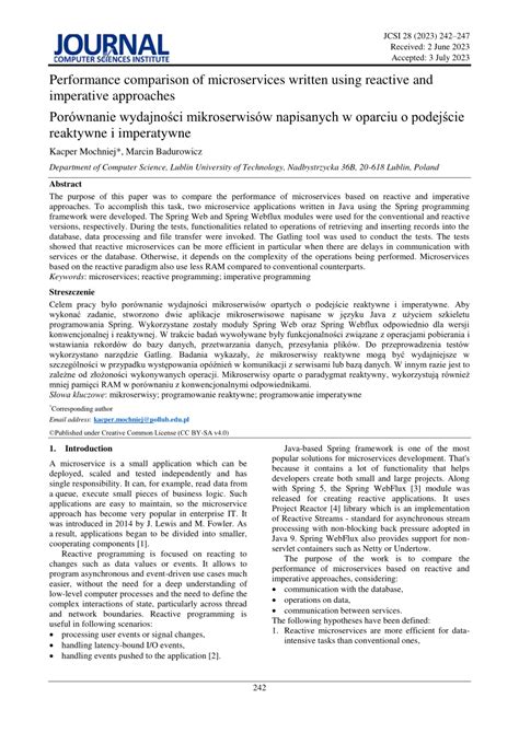 Pdf Performance Comparison Of Microservices Written Using Reactive