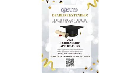 College Woman S Club Scholarships Deadline Extended Westfield NJ