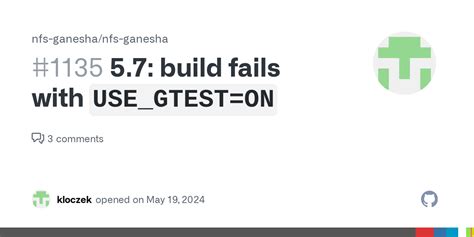 Build Fails With USE GTEST ON Issue Nfs Ganesha Nfs Ganesha GitHub
