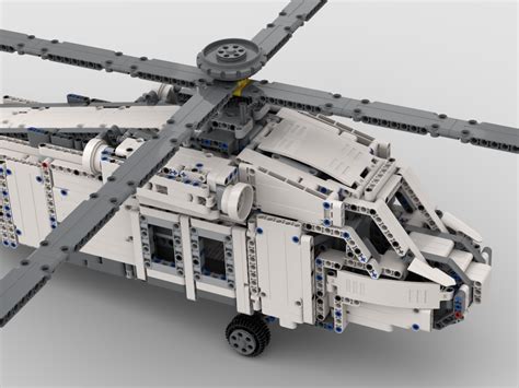 Lego Moc 42100 Sikorsky Uh 60 Black Hawk Helicopter By Dawidrylow