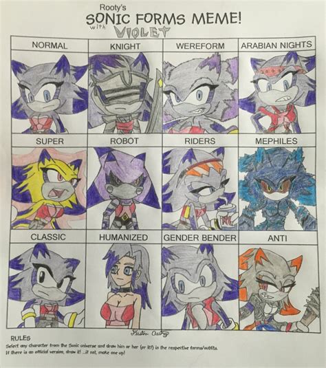 Sonic Forms Meme Violet The Darkling By Hypershadow92