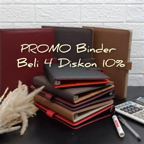 Jual Flash Shipment Binder Polos Premium A5 B5 Binder Exlusive Binder Ring 20 Dan Ring 26