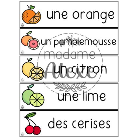 Ensemble de mots étiquettes
