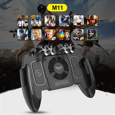 Six Finger Pubg Mobile Game Controller Gamepad Trigger Aim Button L1r1 Joystick For Ip Phone