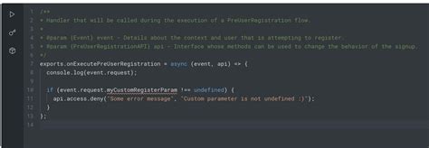 Passing Custom Parameters To Pre Registration Action From New Universal Login Auth0 Community