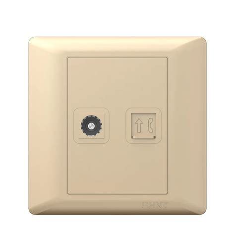 Chint Modern Design Dual Socket Home Security Satellite Phone And Tv