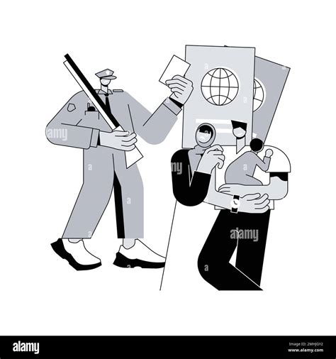 Migration Policy Abstract Concept Vector Illustration Migration Report