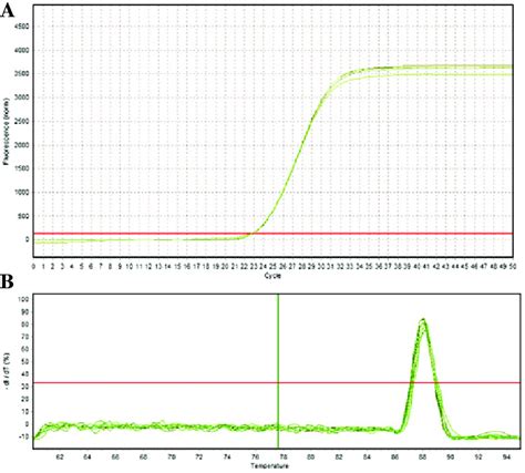 Quantification Curve And Melting Curve For Gapdh A Gapdh
