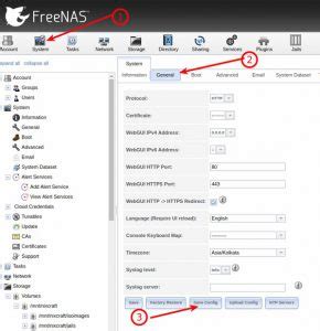 How To Backup FreeNAS Configuration File And Restore It NixCraft