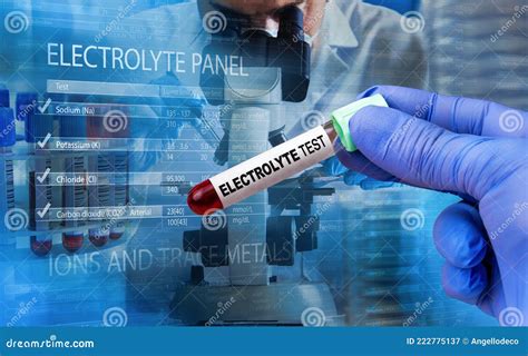 Blood Sample For Analysis And Measurement Of Electrolyte And Carbon
