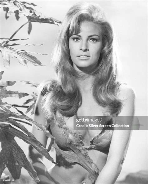 American Actress Raquel Welch As Loana In One Million Years Bc
