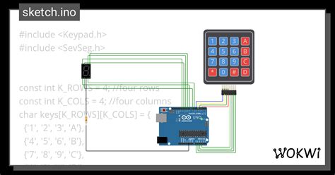 Ass 2 Sevsegdisplay Wokwi ESP32 STM32 Arduino Simulator