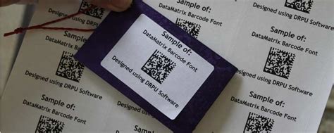 DataMatrix Barcode Purpose Encode Industrial Uses
