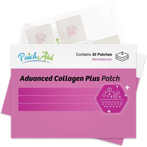 Patchaid Collagen Plus Topical Patch Suministro Para 30 Días Amazon