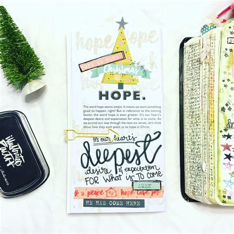 Advent Week 1 Hope Apileofashes