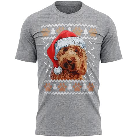 Christmas Cockapoo T Shirt Mens Purple Print House