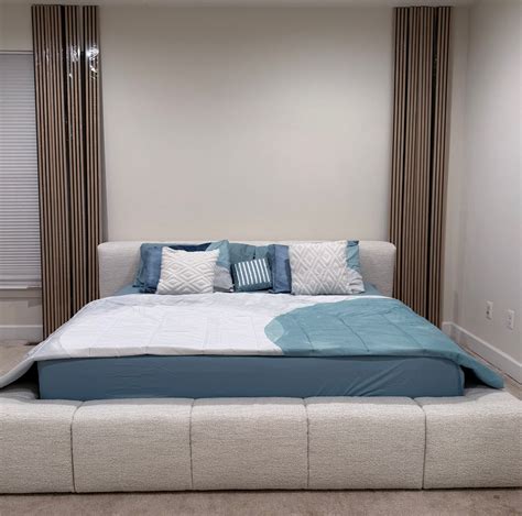 Liam Bed Merino Pearl High Fashion Home