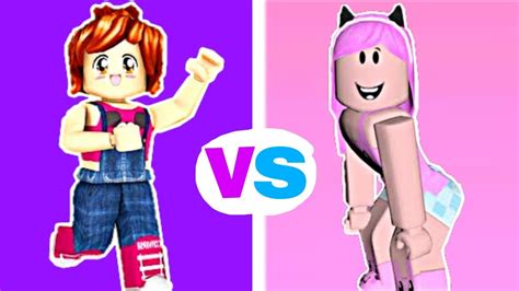 JULIA MINEGIRL VS VITÓRIA MINEBLOX BATALHA DE DANÇA Roblox YouTube