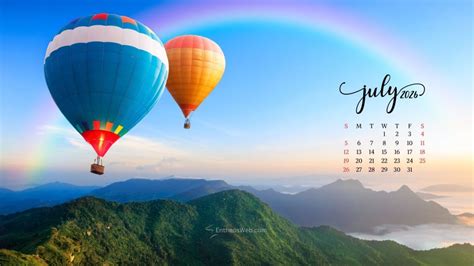 July 2026 Calendar Desktop And Laptop Wallpapers Entheosweb