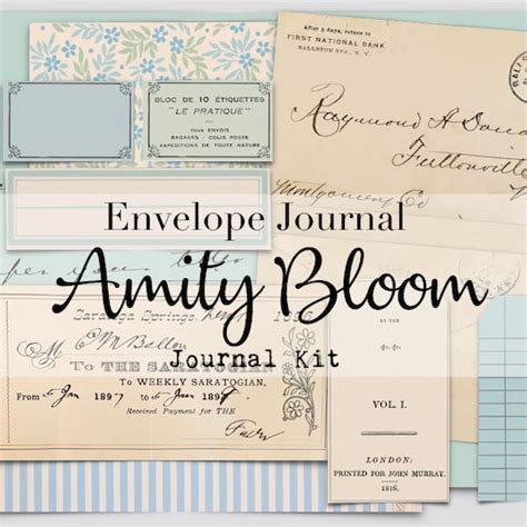 Everyday Journal Ephemera Kit Etsy