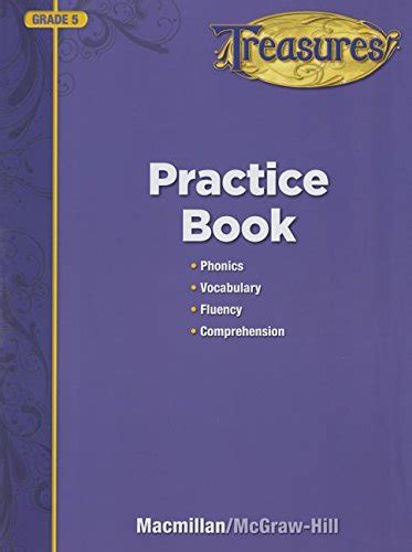Treasures Practice Book Grade By Macmillan Mcgraw Hill Abebooks